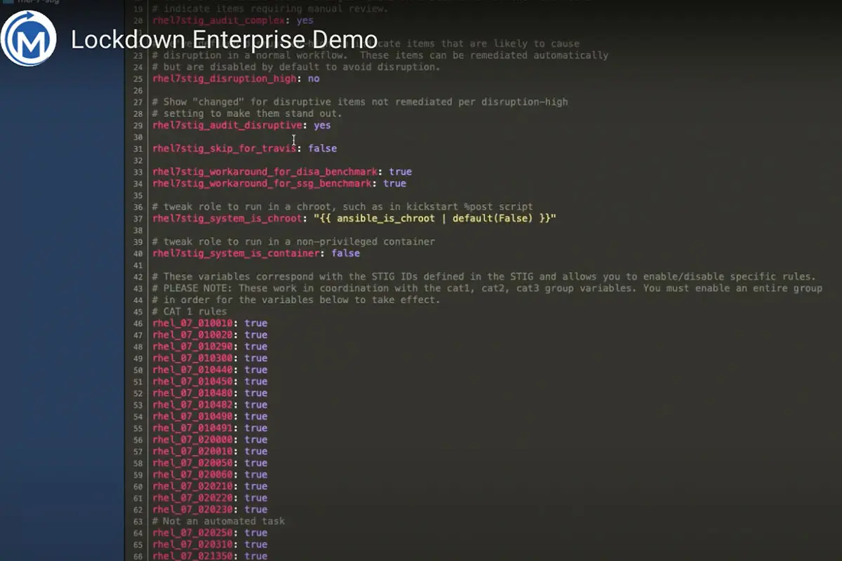 Modernized security hardening procedures with Automation