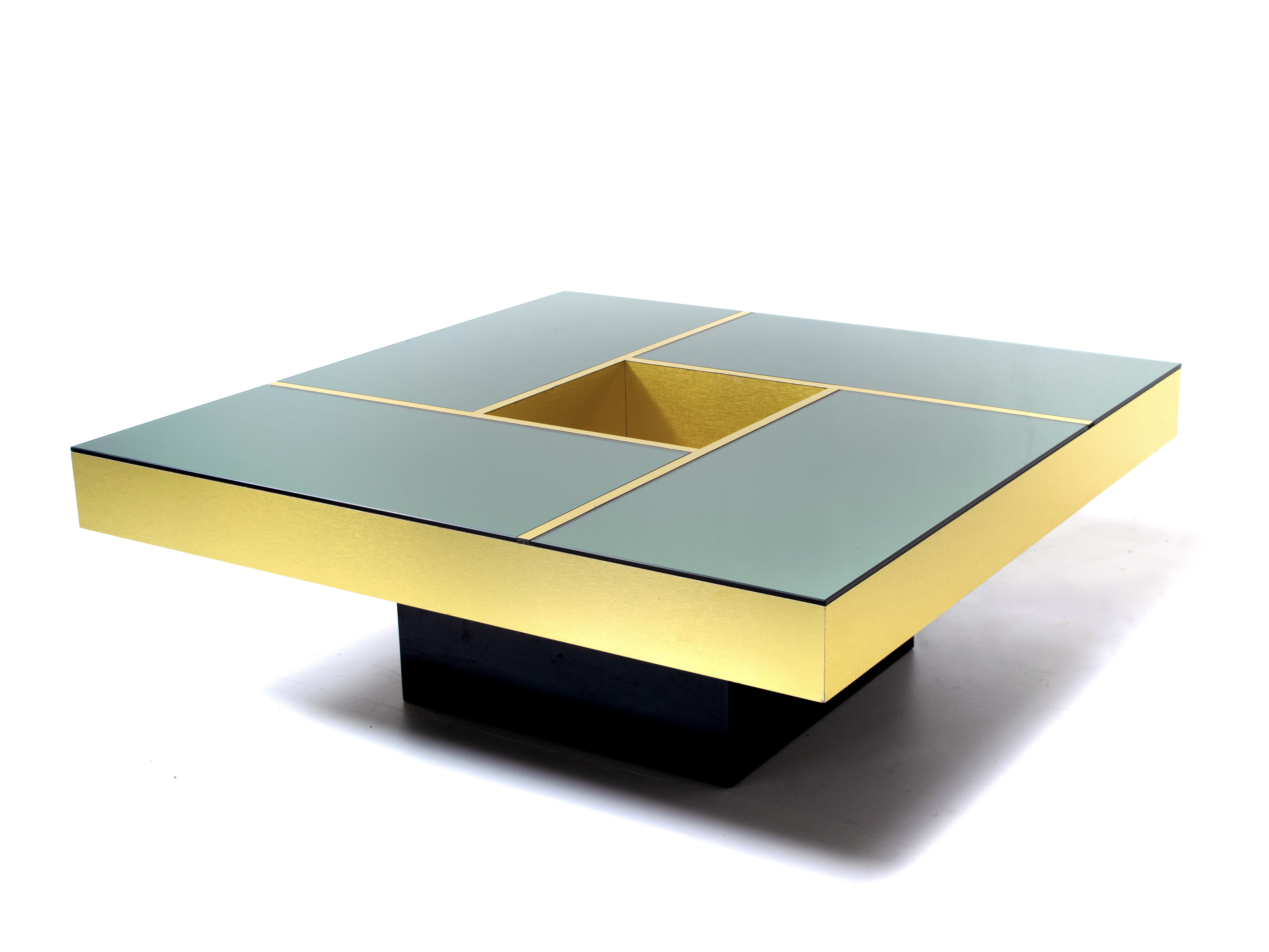 Mirror coffee table 'Shilling' by Giovanni Ausenda & Guido Baldi Grossi ...