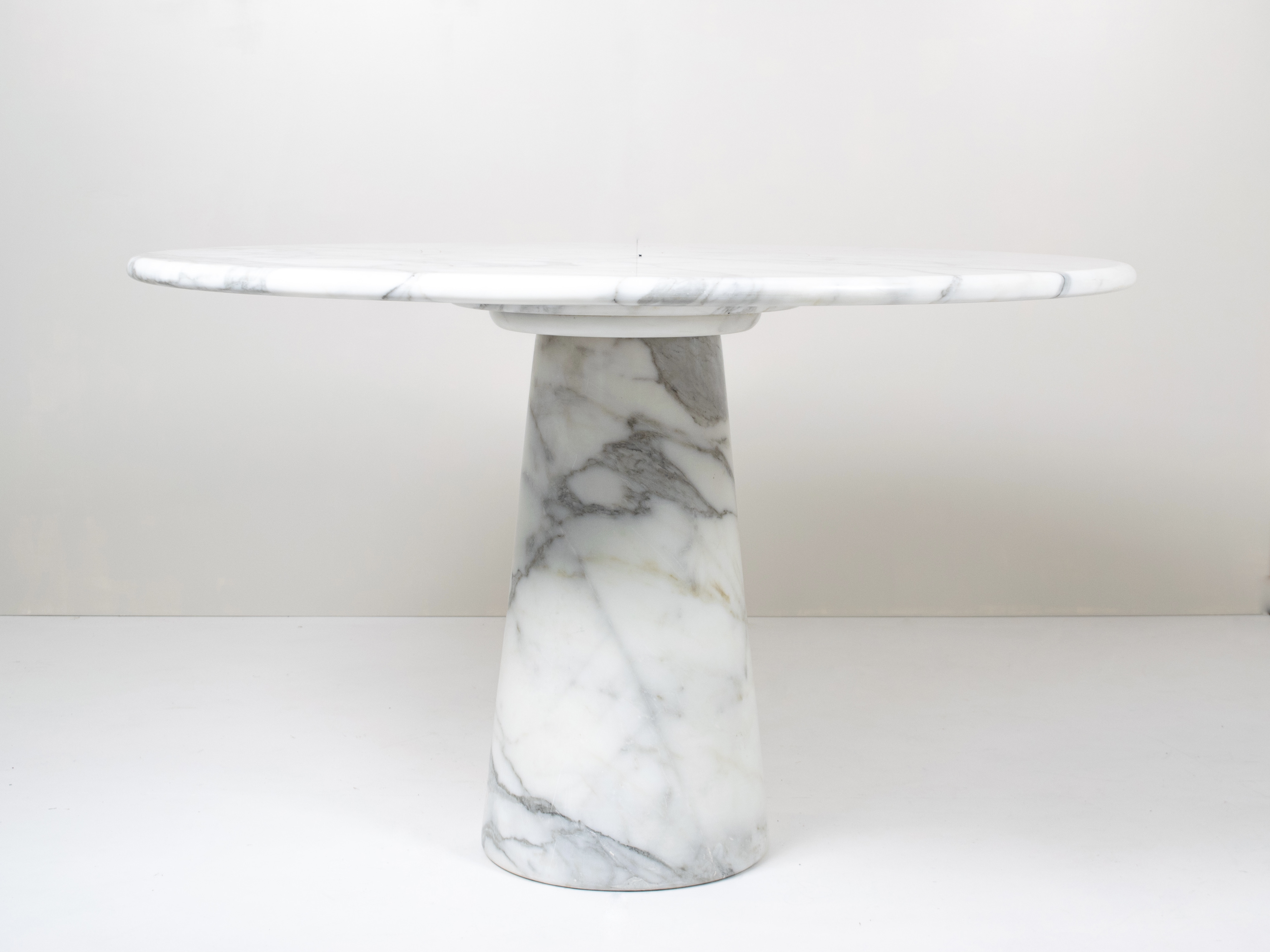 Solid Marble Dining Table, Italy 1970s | AtKris Studio