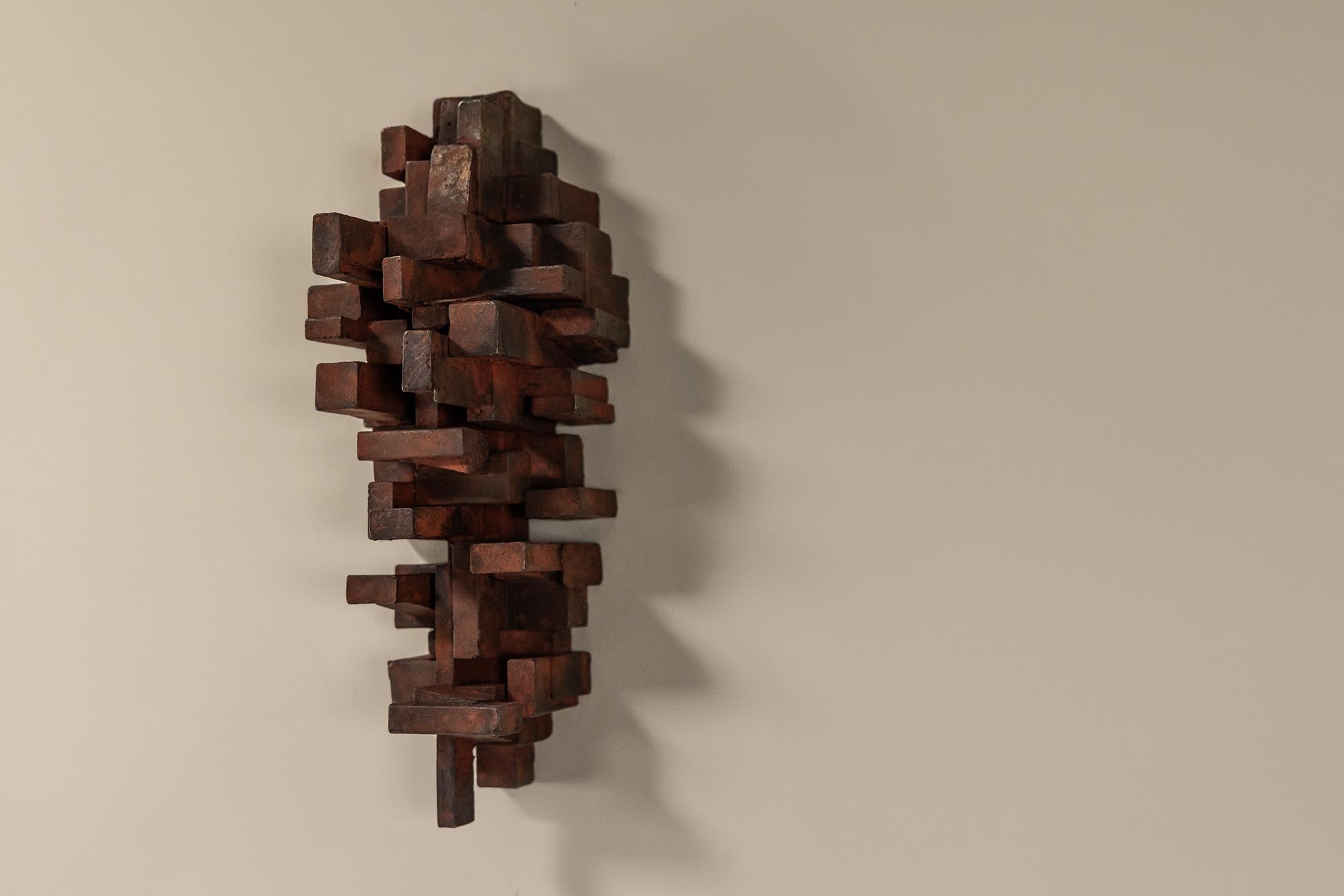 Bronze Wall Sculpture in Red Menie by Mart Visser, The Netherlands 2024 ...