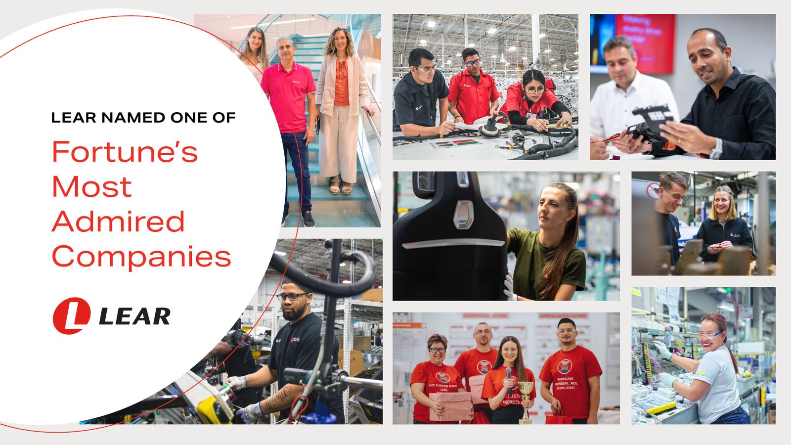 Lear Named One of FORTUNE’S 2024 Most Admired Companies | Lear Corporation