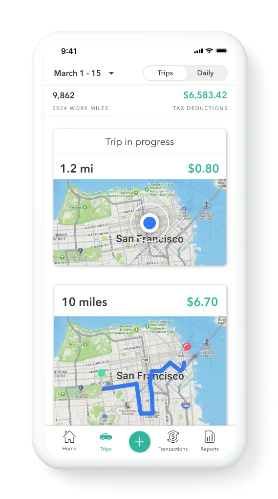 Everlance: Automatic Mileage Tracker & Expense Management