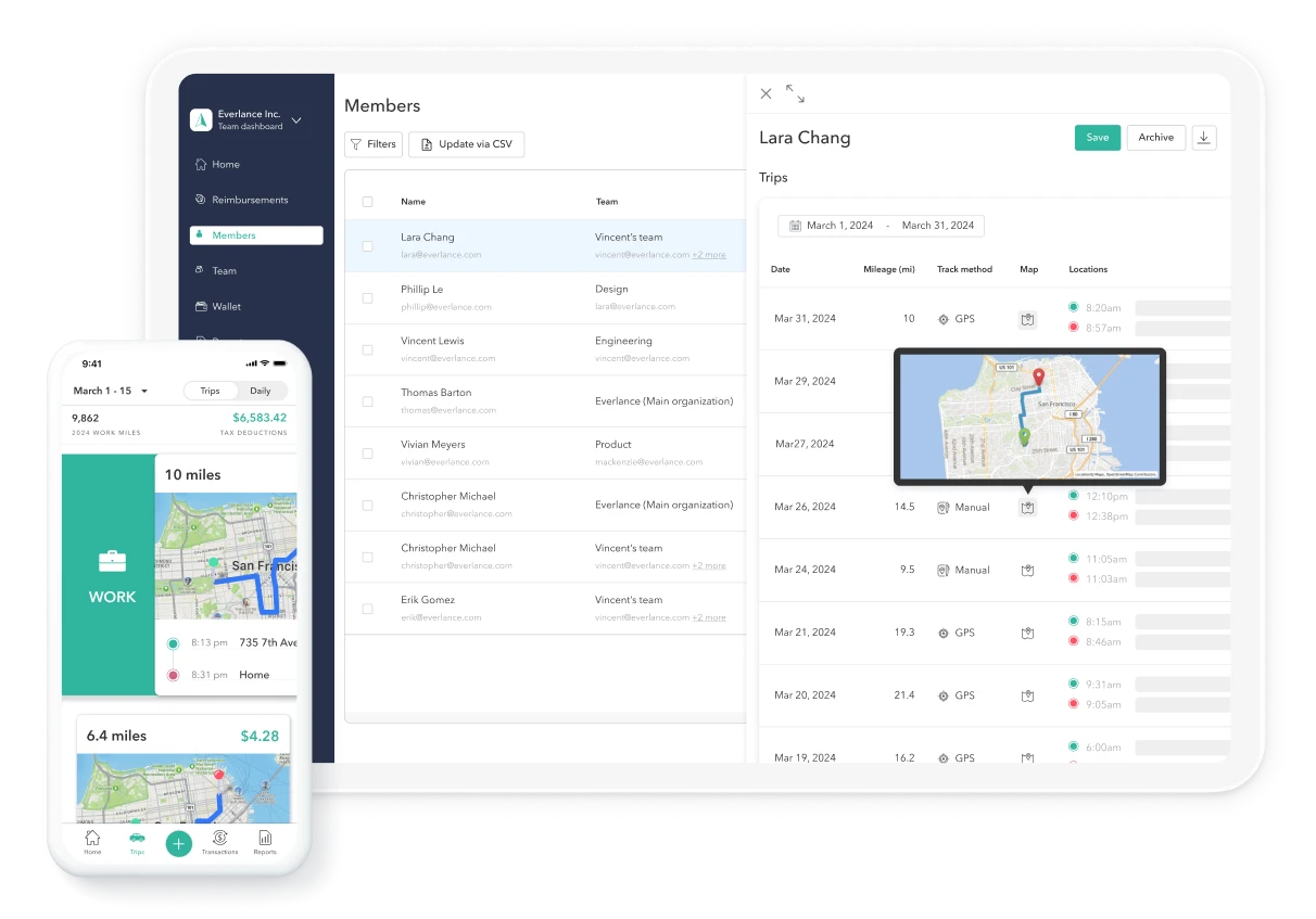 Everlance: Automatic Mileage Tracker & Expense Management