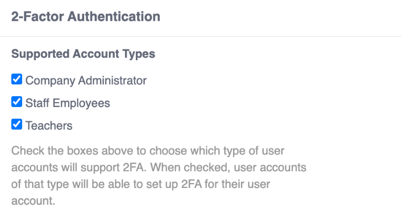 2-Factor Authentication Add-on | Teachworks