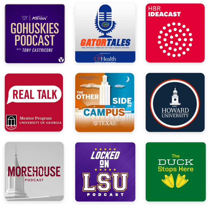 Use your podcast to engage with students.