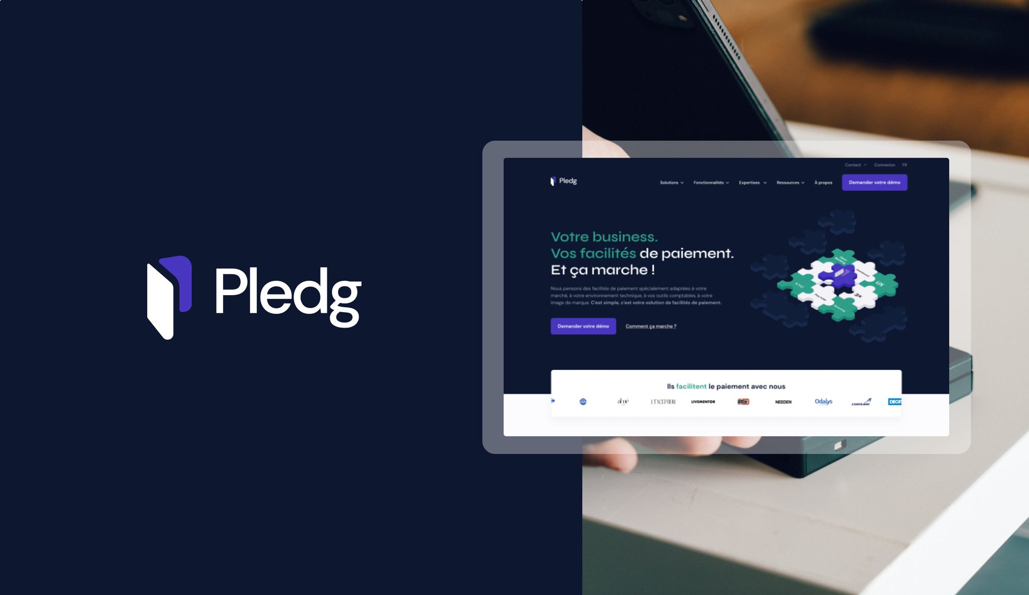 Refondre le site web de Pledg pour améliorer la performance et la ...
