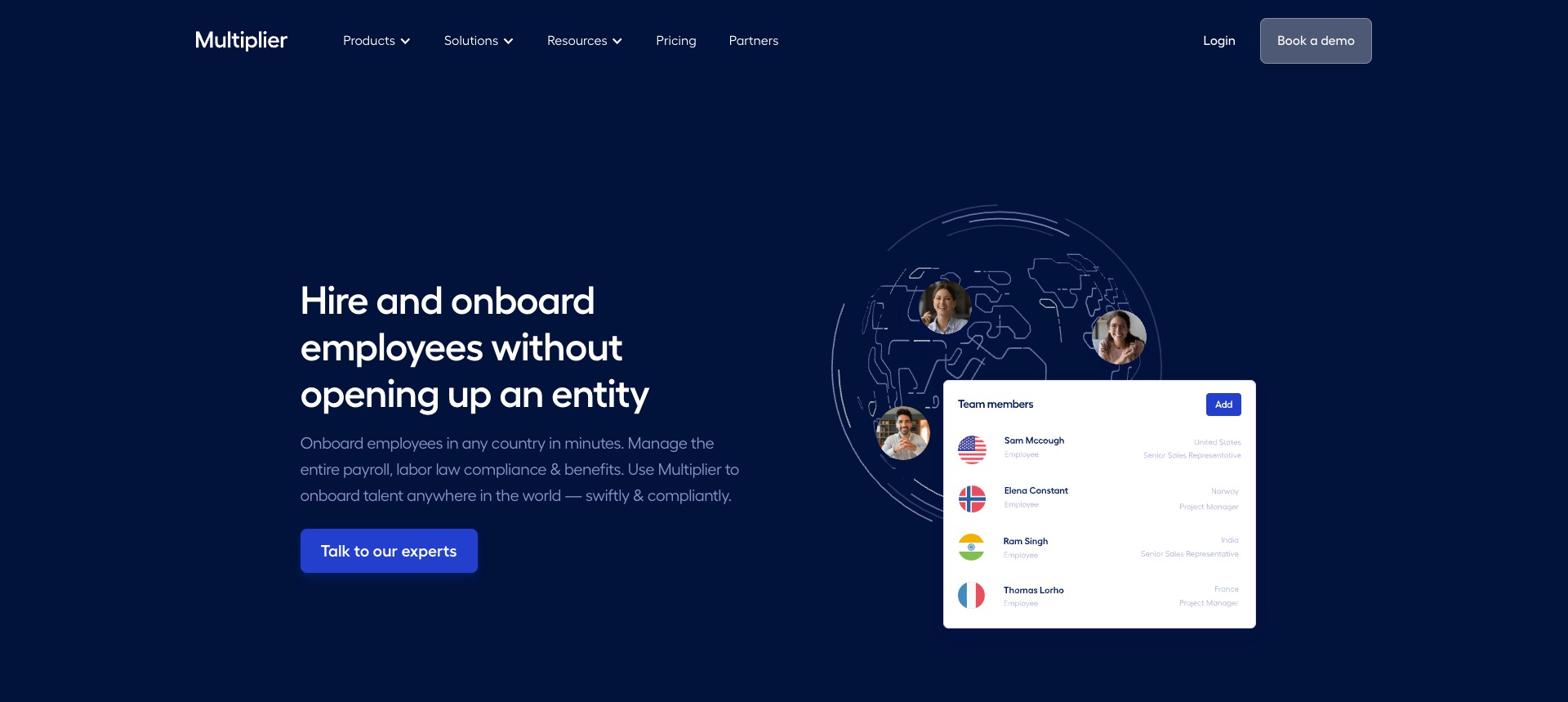 Hire & onboard employees