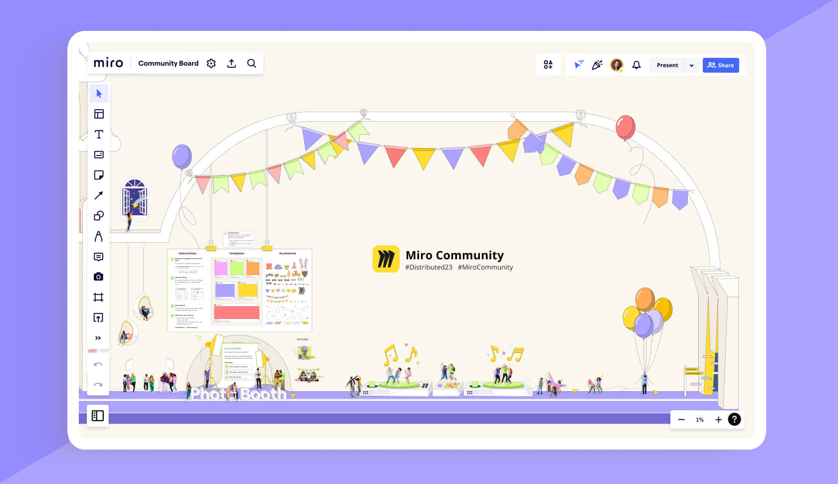 Miro Distributed 2023 - Interactive Community Board