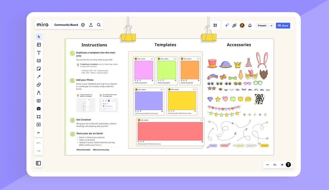 Miro Distributed 2023 - Interactive Community Board
