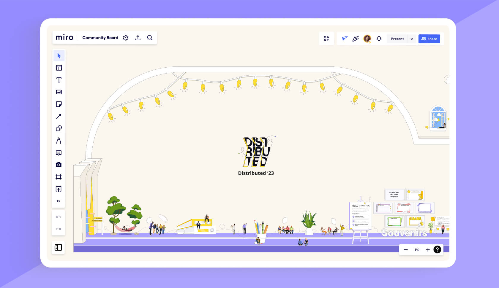 Miro Distributed 2023 - Interactive Community Board