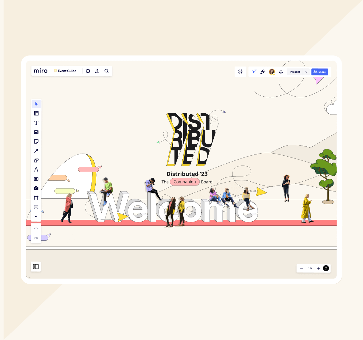 Miro Distributed 2023 - Interactive Community Board