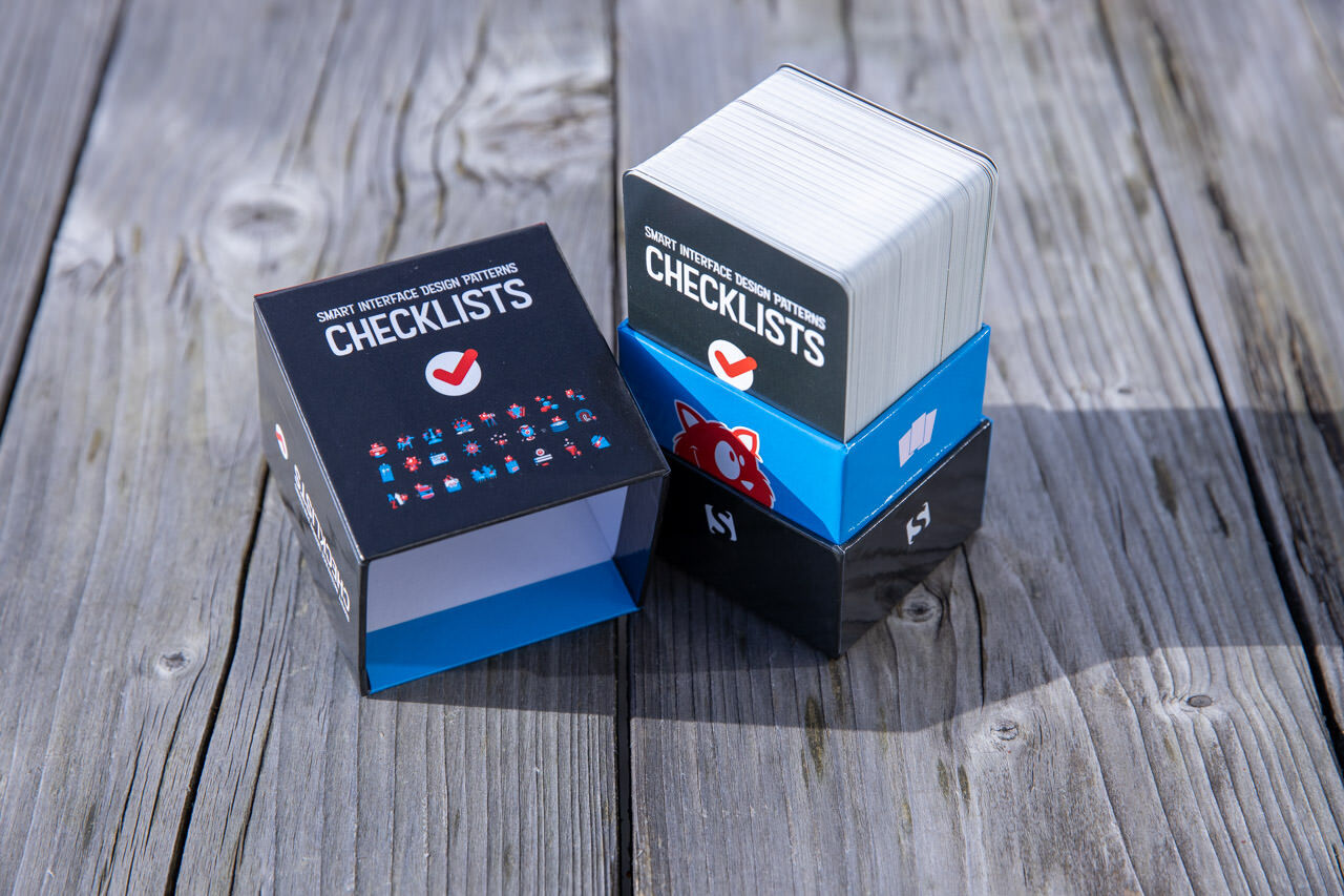Meet “Smart Interface Design Patterns Checklists” (Deck With 166 Cards ... Meet “Smart Interface Design Patterns Checklists” (Deck With 166 Cards ...