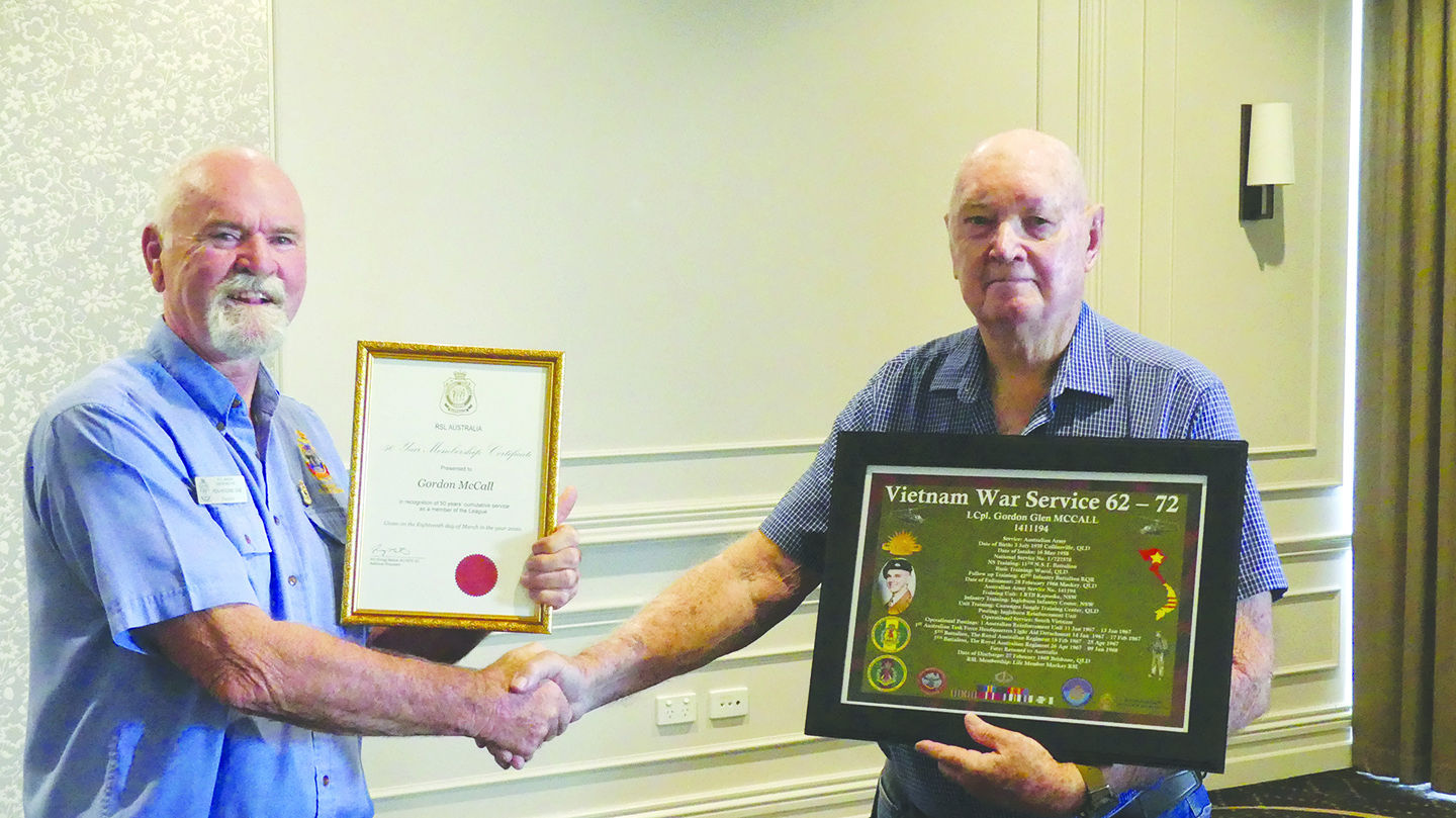 Veteran Celebrates 50 Years With RSL - Mackay Whitsunday LIfe