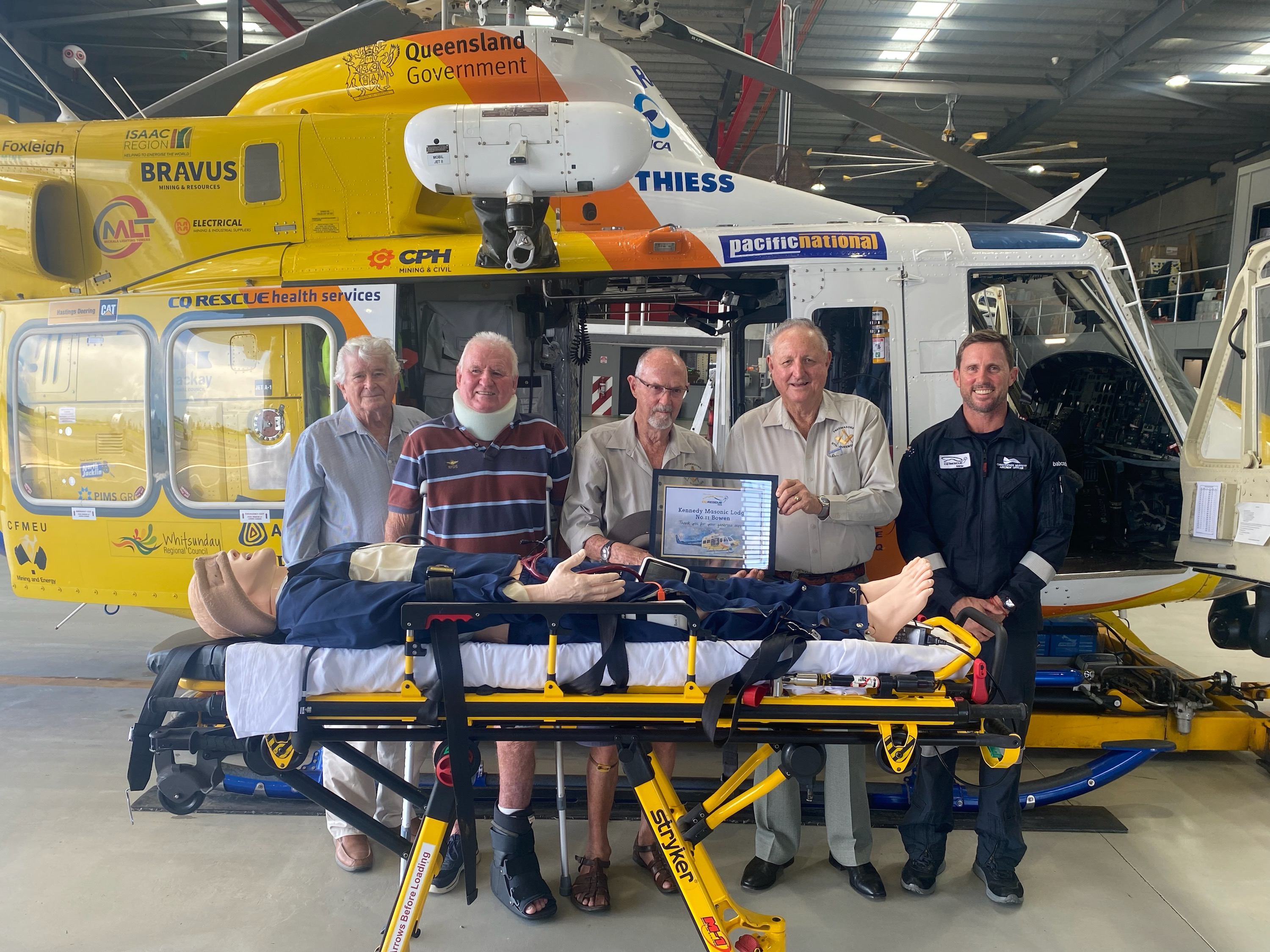 Bowen Mason’s Fund Life Support Mannequin - Mackay Whitsunday LIfe