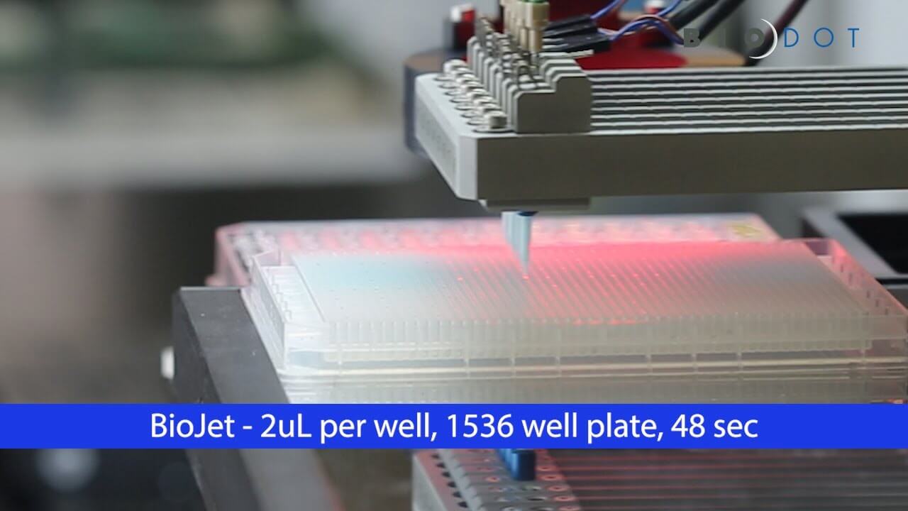 BioJet Nanoliter to Microliter High Speed Dispensing - BioDot