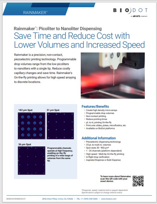 Rainmaker Data Sheet - BioDot