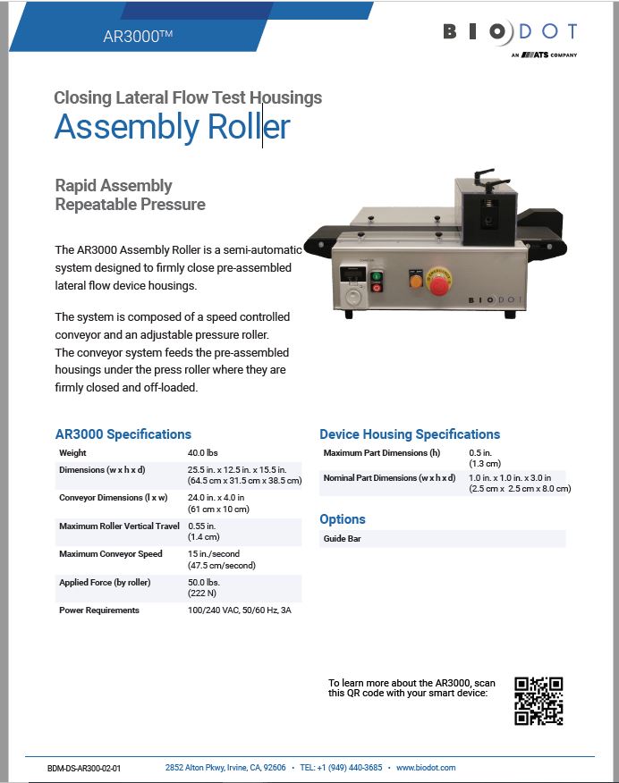 AR3000 - BioDot