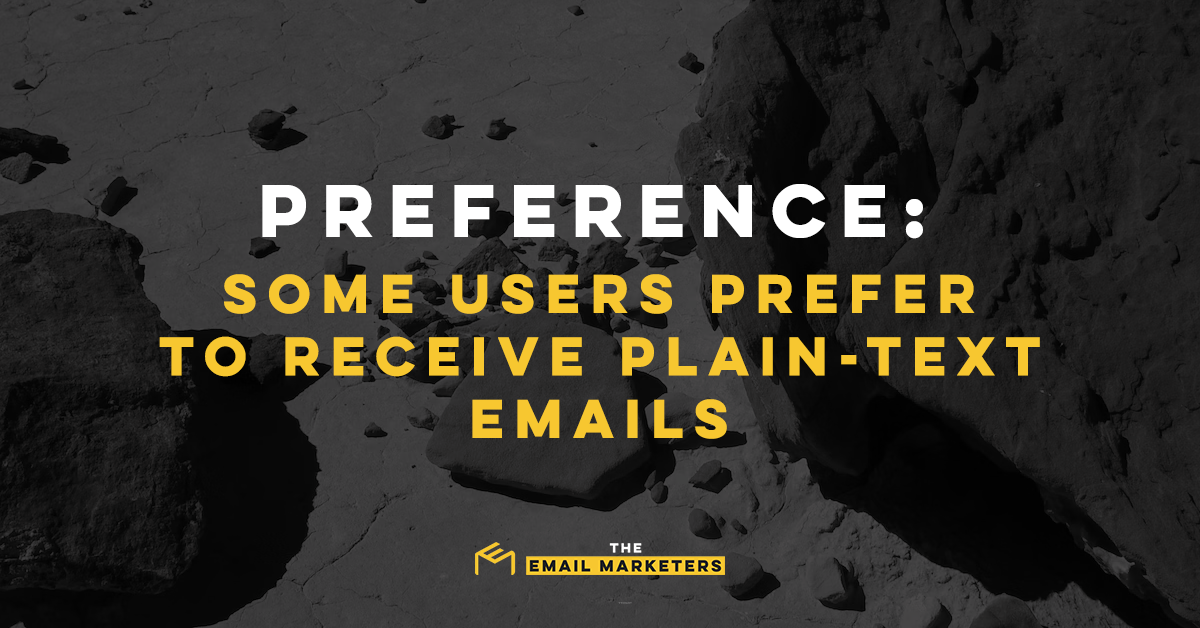 What Is a Plain-Text Email? | The Email Marketers