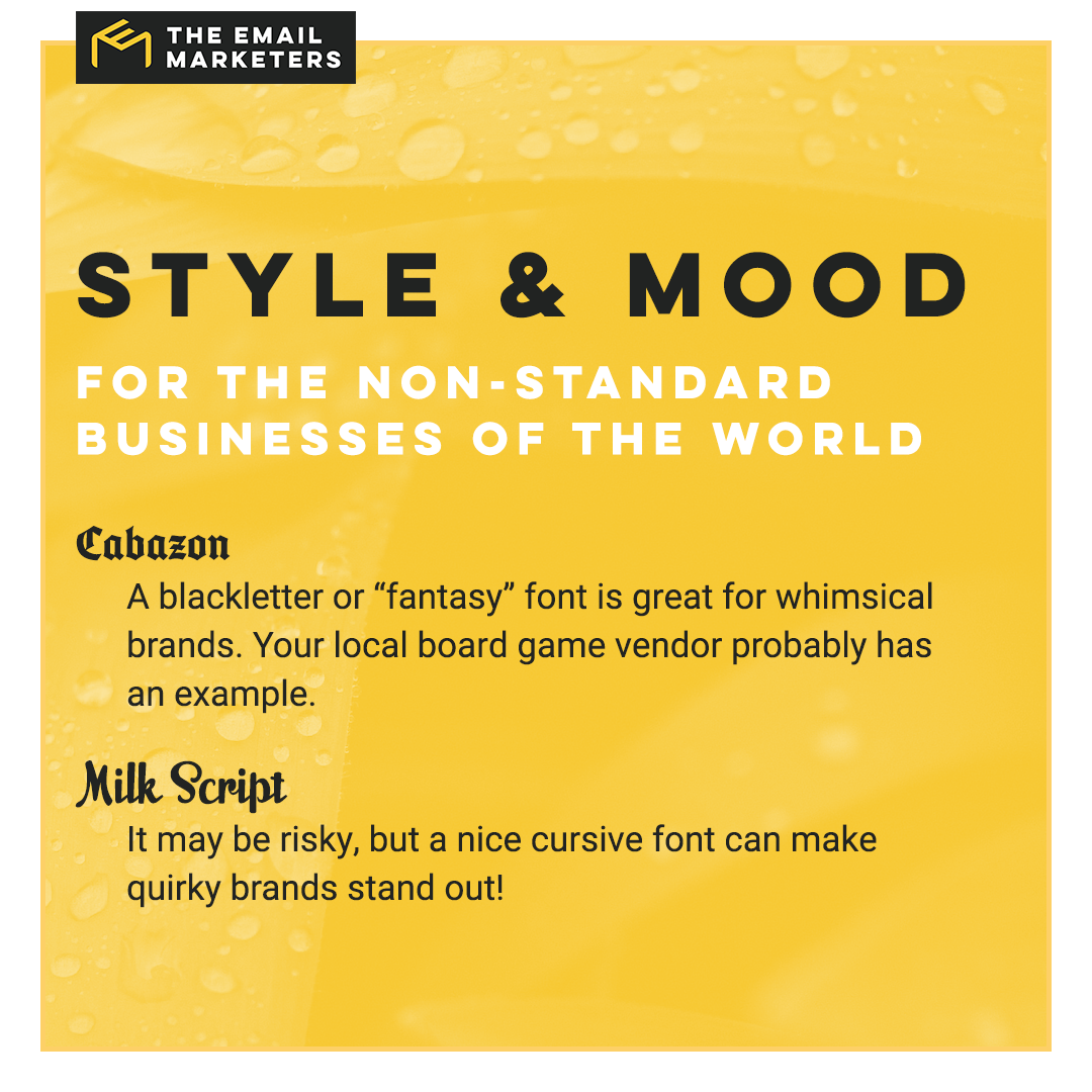 How to Choose the Best Font for Emails | The Email Marketers