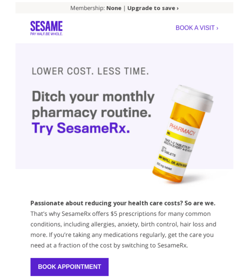 3 Amazing Examples of Healthcare Email Marketing to Inspire Your ...
