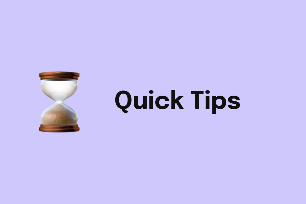 Quick Tips | Saga Guides