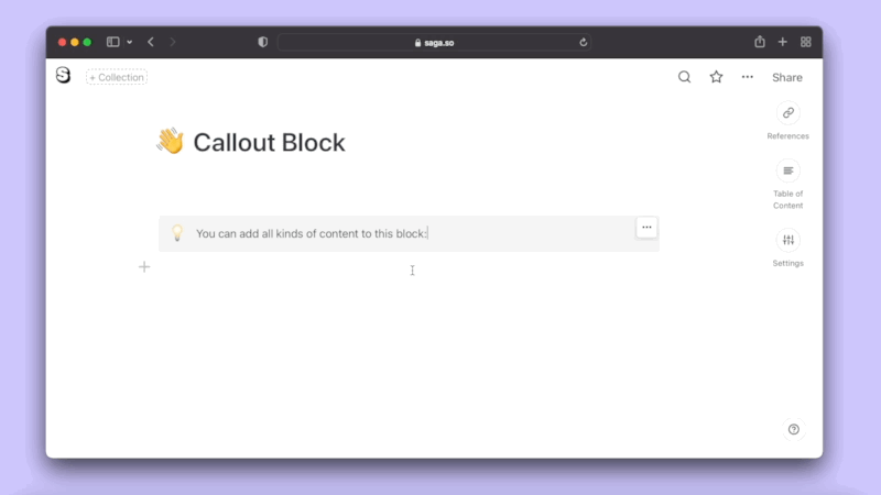 Callout Block | Saga Guides