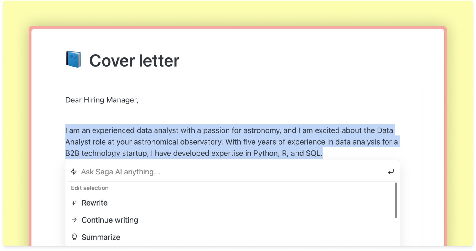 Saga AI | Saga Updates