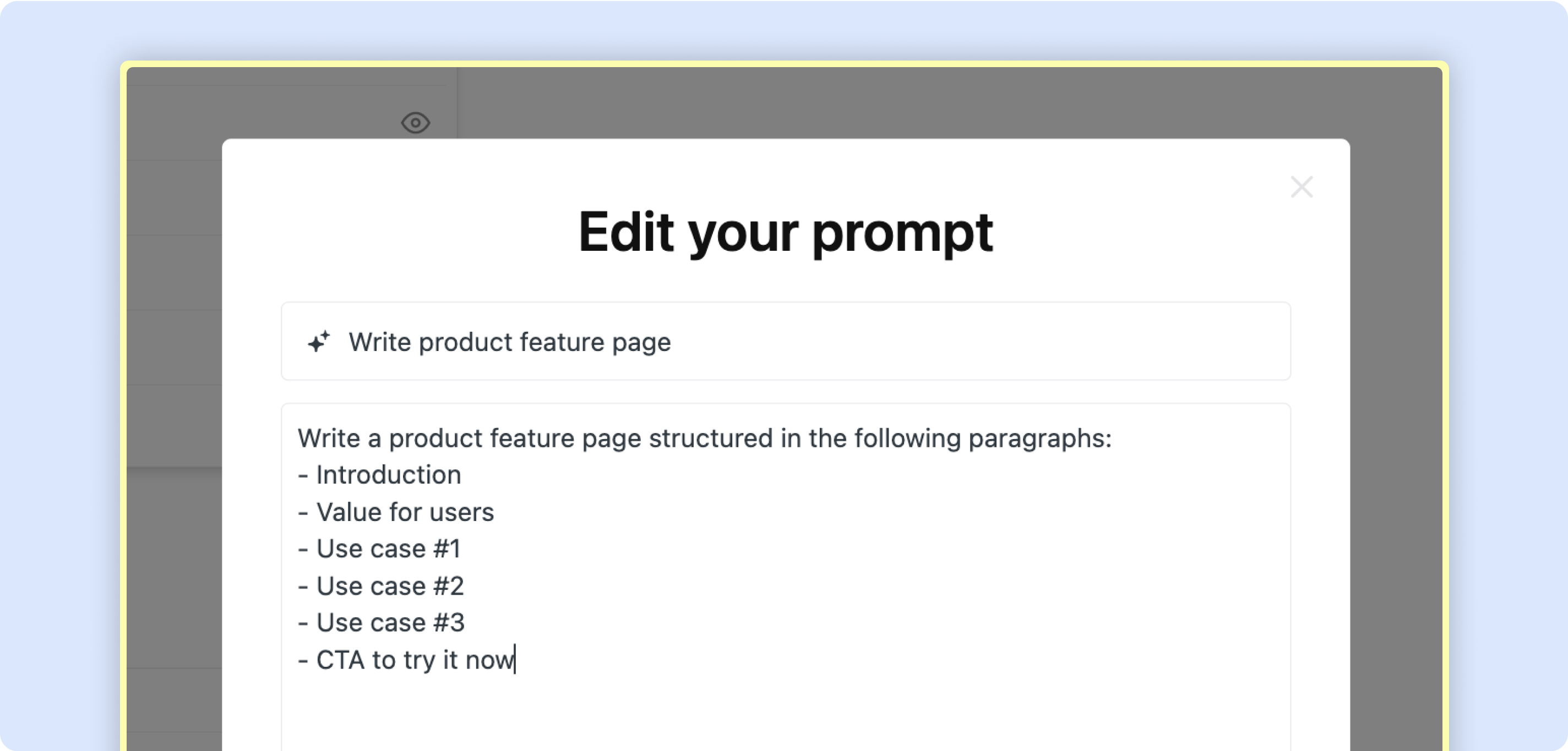 Custom AI Commands & Prompts | Saga Guides