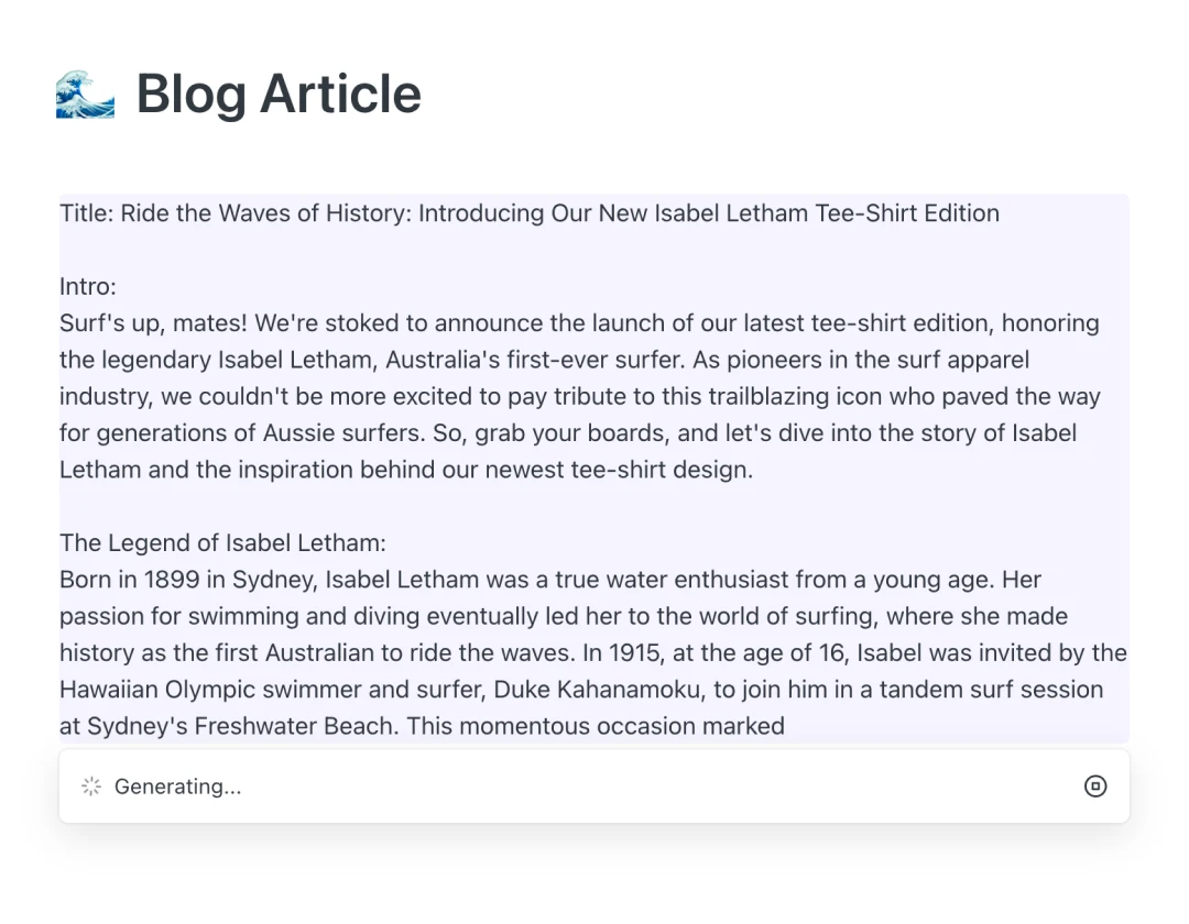 Effortless Text Generation with Saga AI