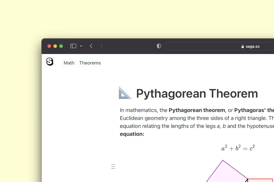 Equations | Saga Guides