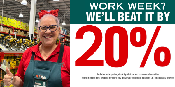 Bunnings beats the five-day work week by 20% in a retail-first