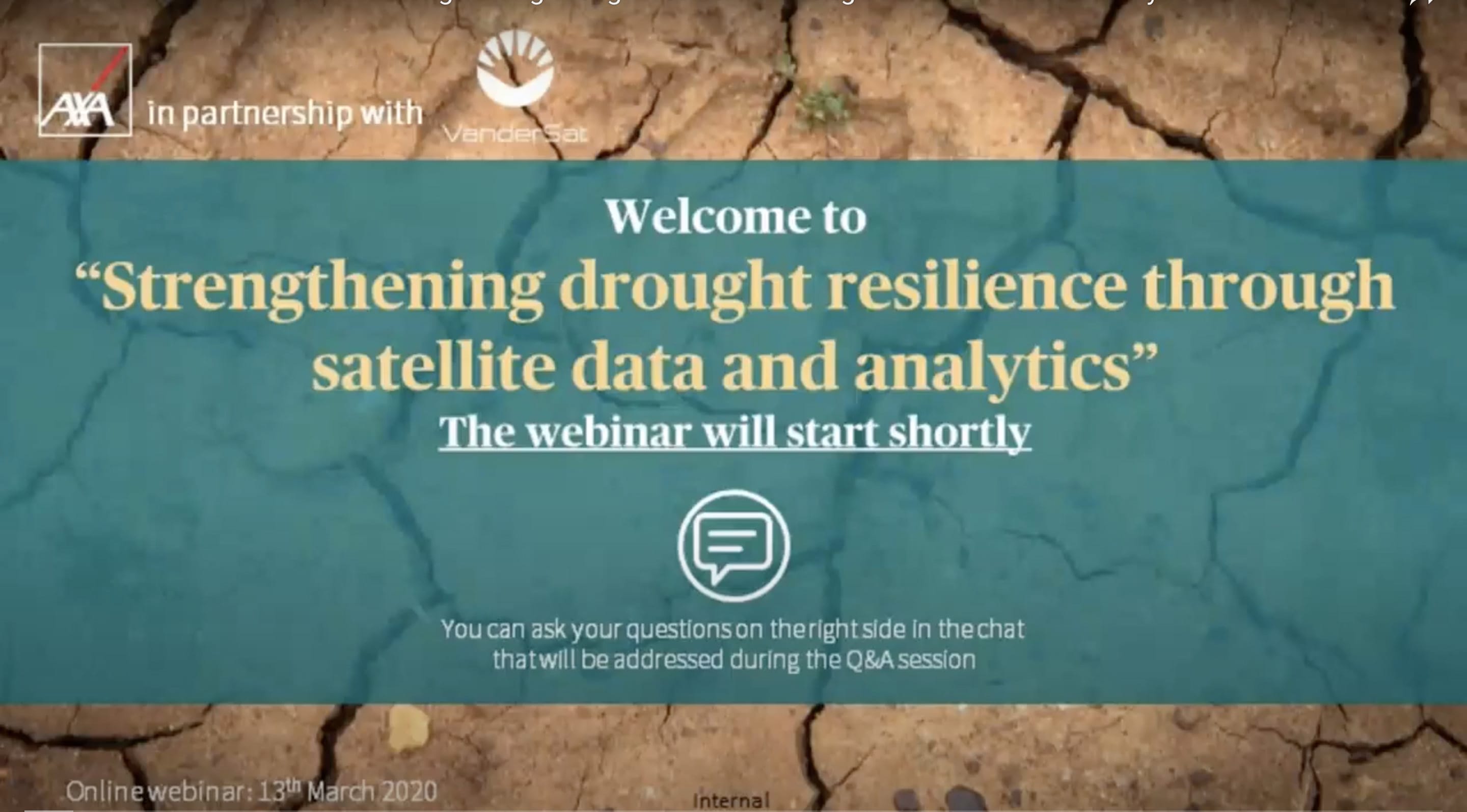 Strengthening Drought Resilience Through Satellite Data And Analytics 