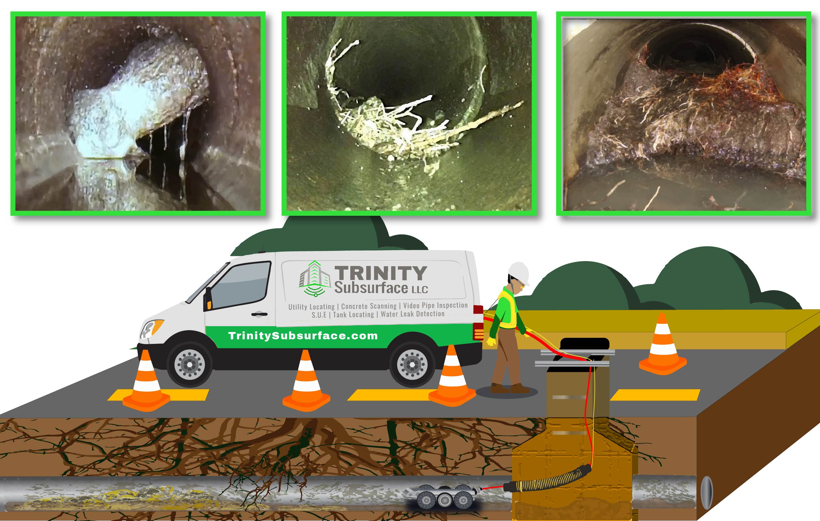 Routine Sewer and Storm Pipe Inspection: CCTV Video