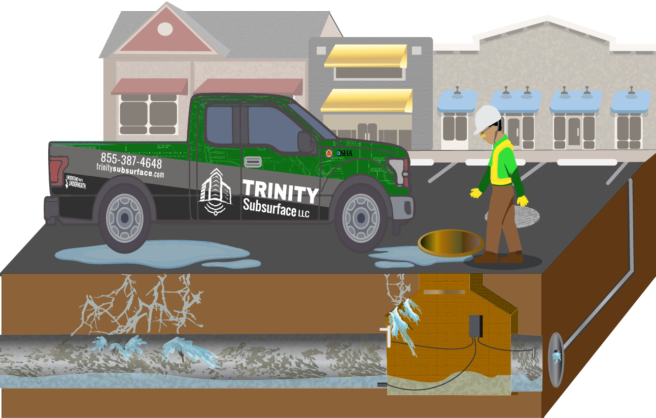 Inflow & Infiltration: Find Leak of Pipe Joint or Manhole