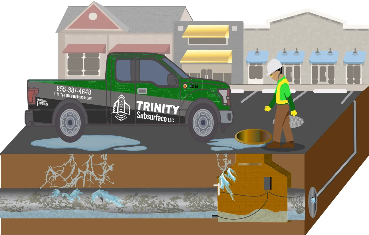 Inflow & Infiltration: Find Leak of Pipe Joint or Manhole