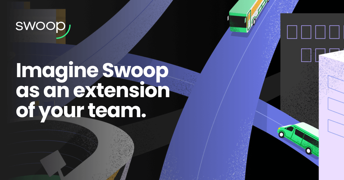 Swoop corporate travel service for events and commutes