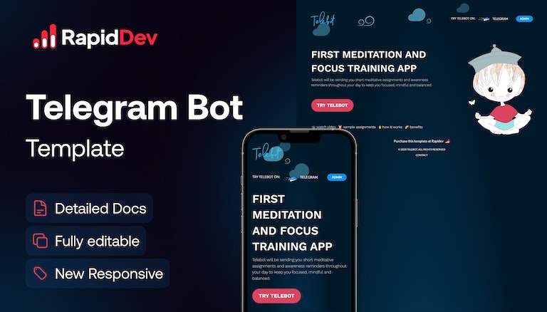 Telebot - Growth - Webflow Ecommerce Website Template