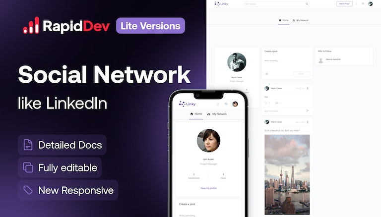 LinkedIn Lite - Growth - Webflow Ecommerce Website Template