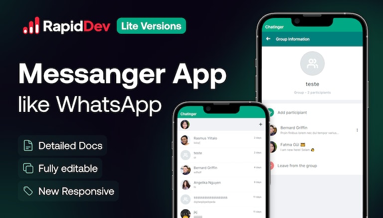 Messenger like Whatsapp - Growth - Webflow Ecommerce Website Template