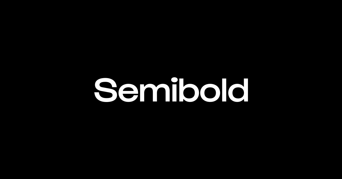Semibold – Skvělý design, s nohama na zemi