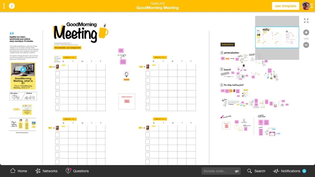 GoodMorning Meeting: the daily team meeting - Templates | Klaxoon Community
