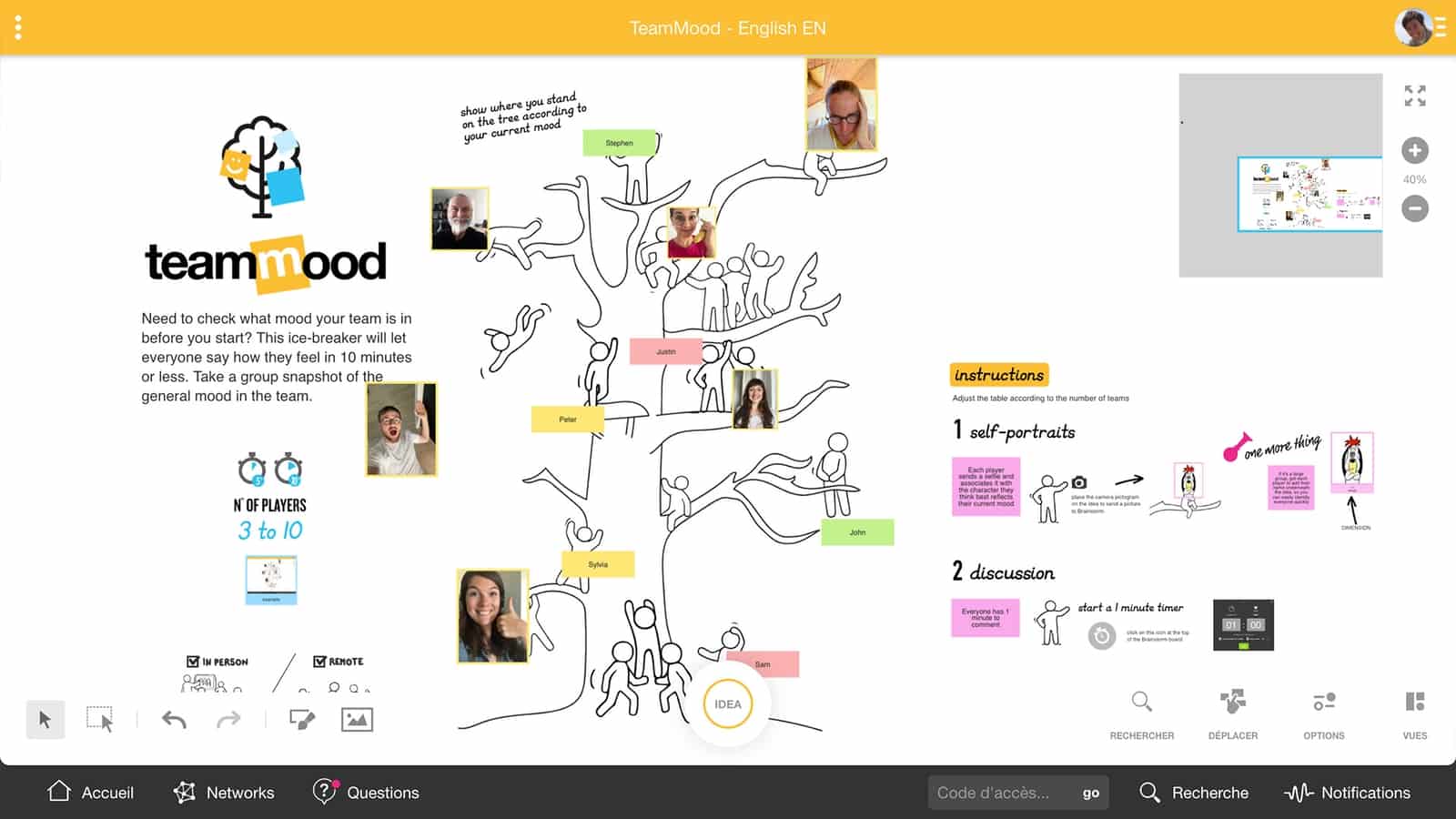 Team Mood: the icebreaker that reveals the team's mood! - Templates ...
