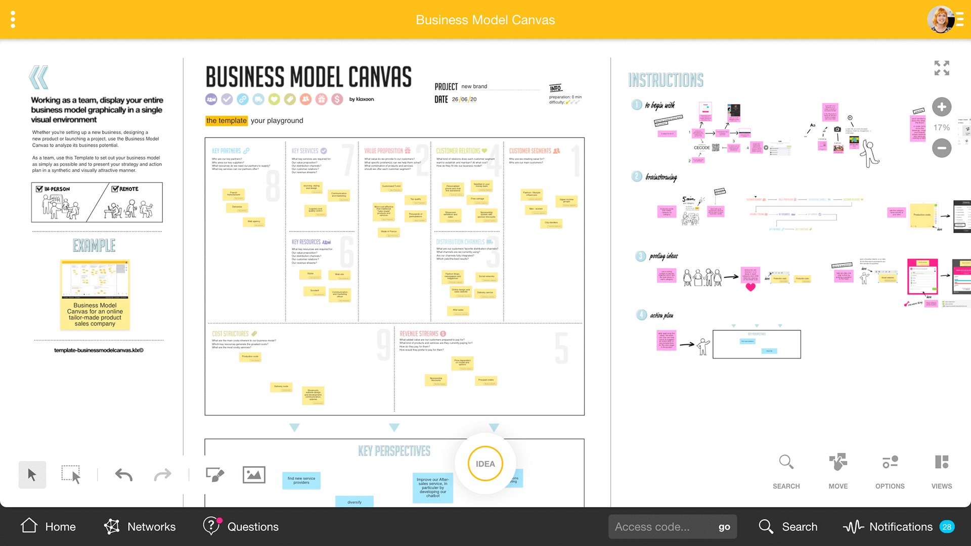 Business Model Canvas: get an overview with your team on your business ...