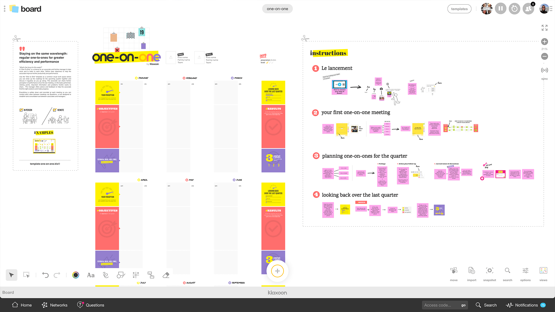 One-on-one: regular synchronization between manager and collaborator ...