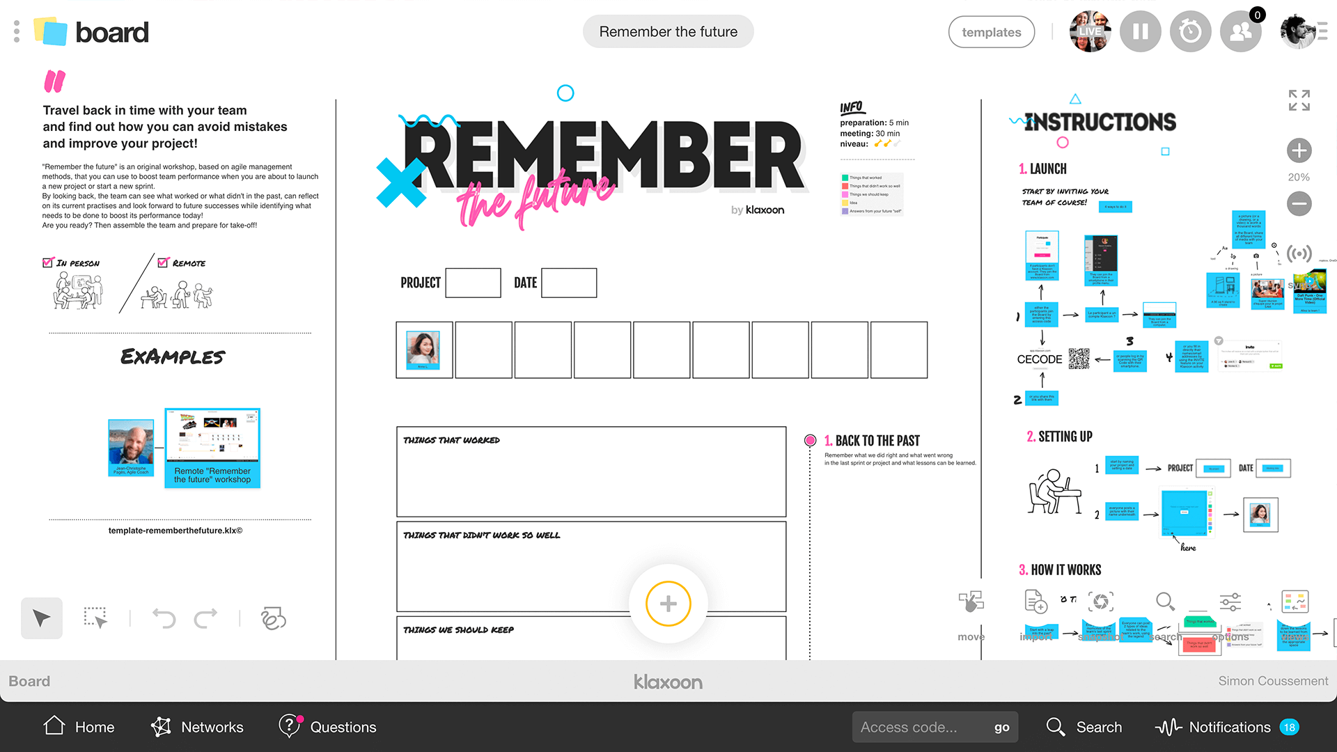 Remember the future: find ways to improve your project thanks to time ...