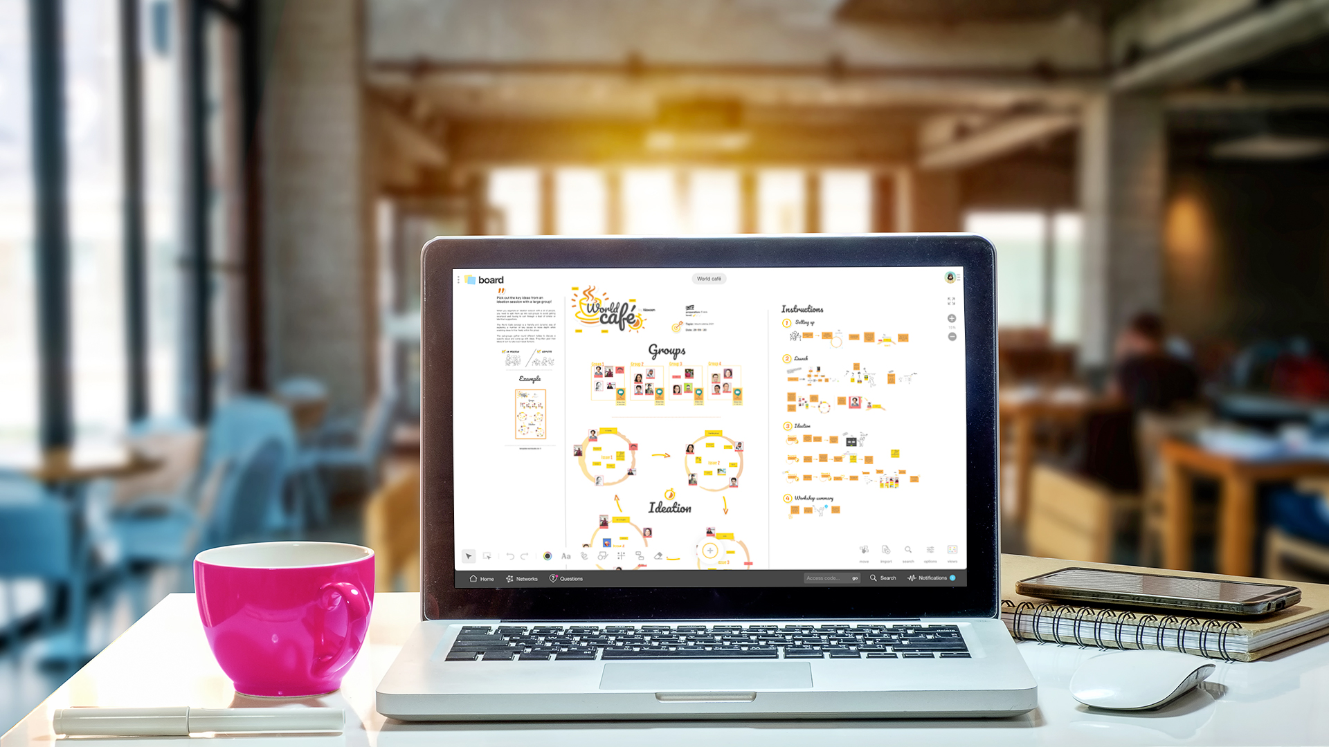 World Café Method: collaborative ideation with several subgroups ...