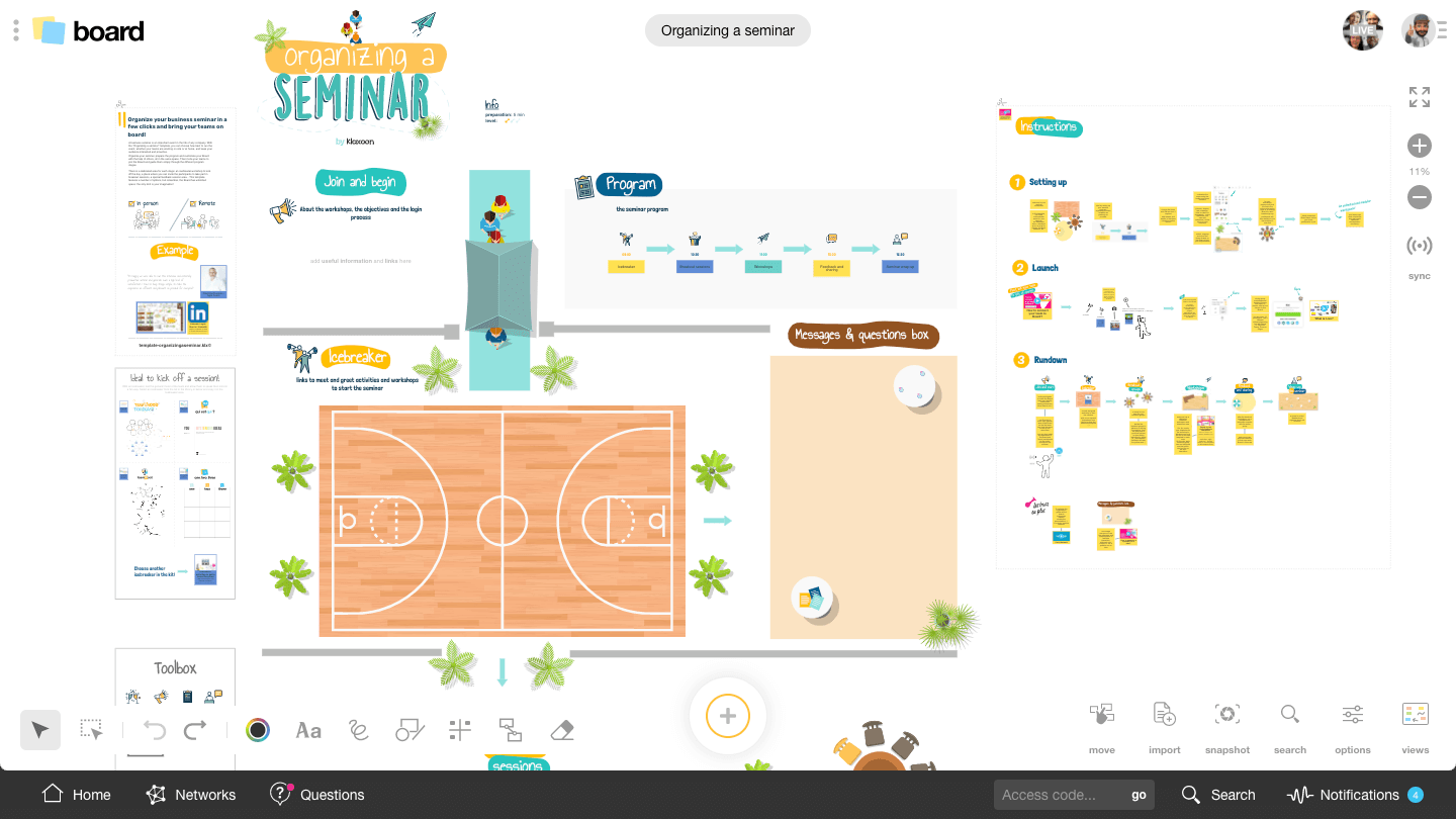 Organizing a seminar: in five easy steps - Templates | Klaxoon Community