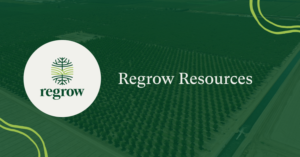 Regrow news and thought leadership