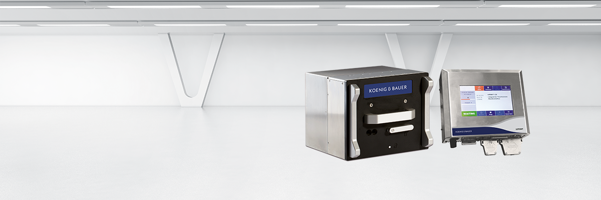 Thermal transfer printer - Koenig & Bauer Coding - GS1 PINE
