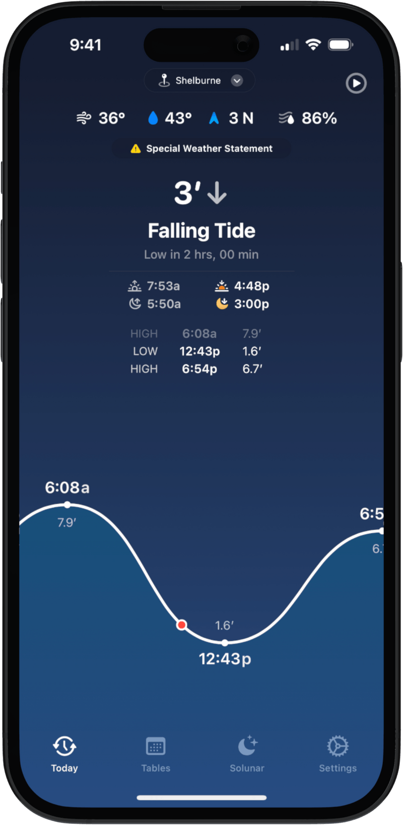Tide Guide: Charts & Tables | Best-In-Class App